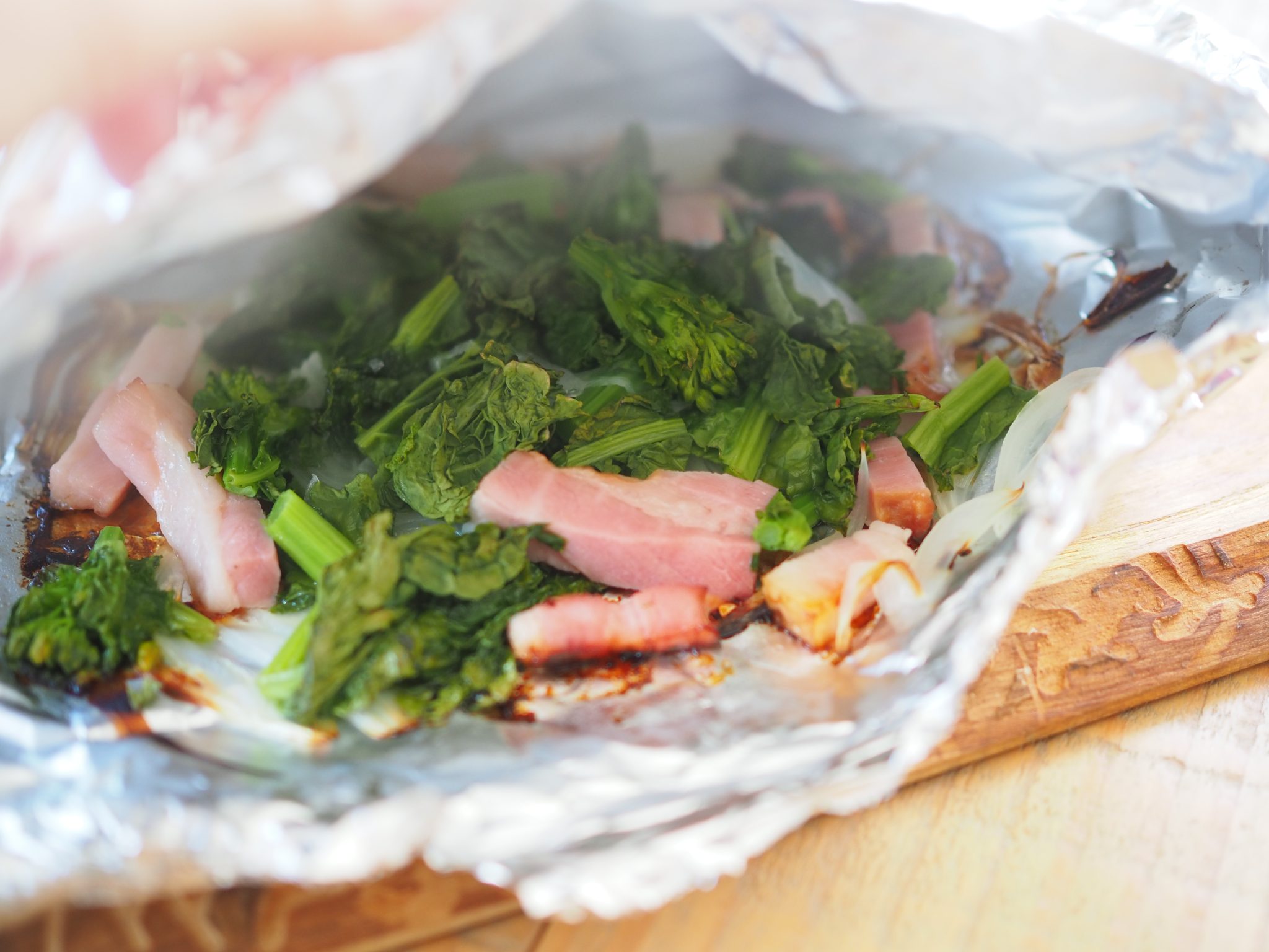 【簡単レシピ】「菜の花のほくほくホイル焼き」で春を感じる食卓に | ランドリーボックス